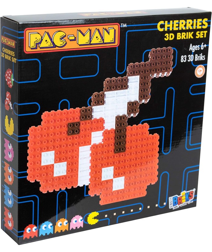 Bloques Tipo Lego Pacman Cherries Rojo Strickly Briks