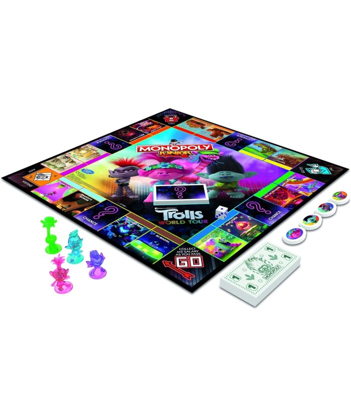 Juego De Mesa Monopoly Junior Trolls